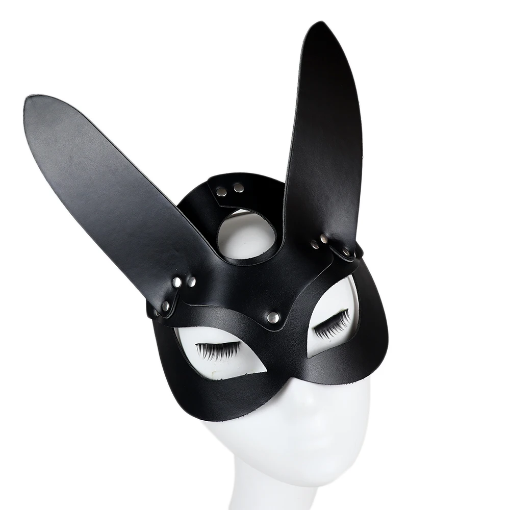 Anime Bunny Girl Travel Essential Rivet Cosplay Mask - AllCosplay.com