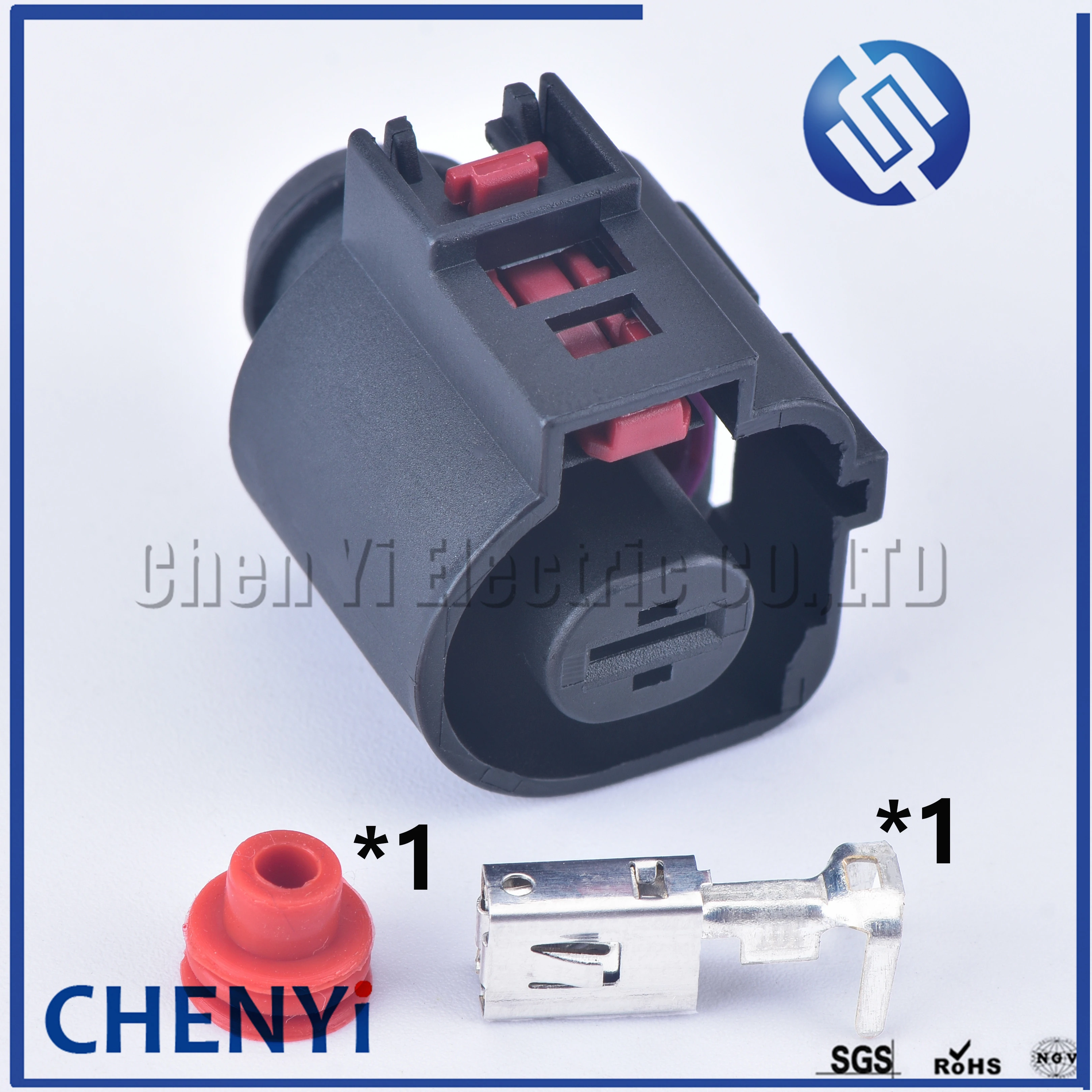 1 Pin 1K0973751 Automotive Starter Motor Plug waterproof connector 1K0 ...