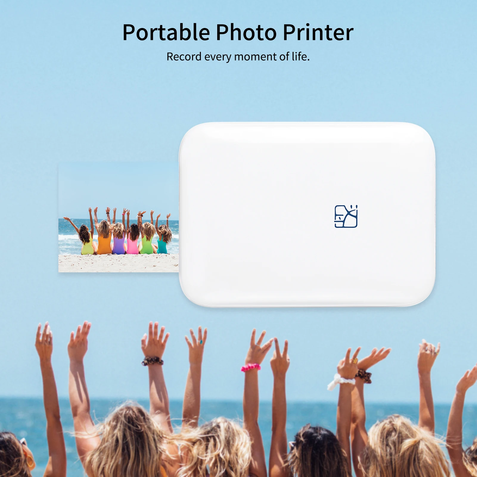 Mini Color Printer 300dpi Portable Photo Mini Picture Printer Pocket ...