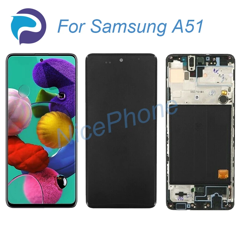 Samsung A51 Lcd Display Frame | Samsung A51 Digitizer Replacement ...