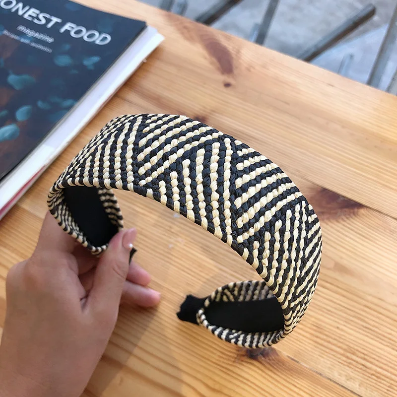 Nuevos sombreros con bisel de ondas anchas para fiestas, diadema para ...