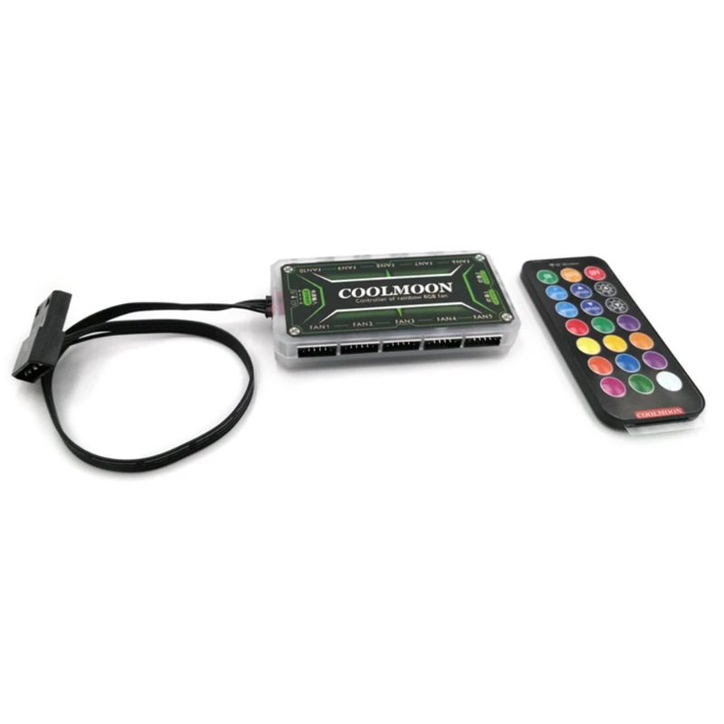 Coolmoon-rgb-controlador-remoto-dc12v-5a-cor-led-controlador ...