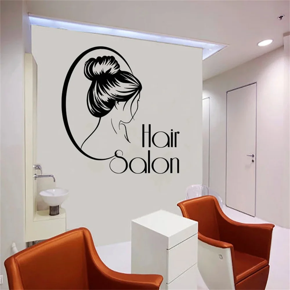 Hair-Salon-Wall-Decal-Vinyl-Sticker-Barber-Barbershop-Mirror-Window ...