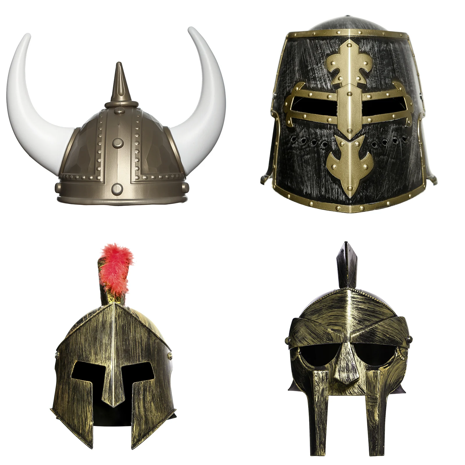Casco-Medieval-Armour-King-para-hombre-casco-espartano-de-Guerrero-Punk ...