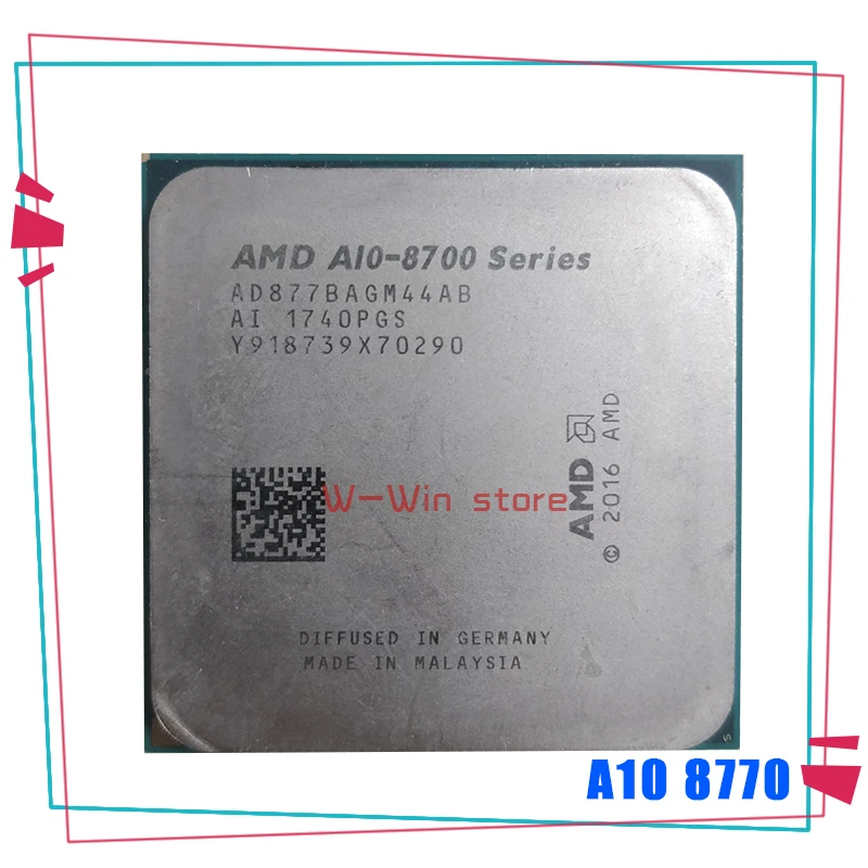 AMD A10 Series PRO A10 8770 A10 8770 3.5 GHz 쿼드 코어 CPU 프로세서 ...
