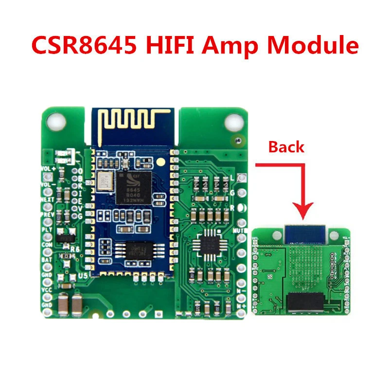 Dc 12v/5v Csr8645 Apt-x Lossless Music Hifi 4.0 Receiver Board ...