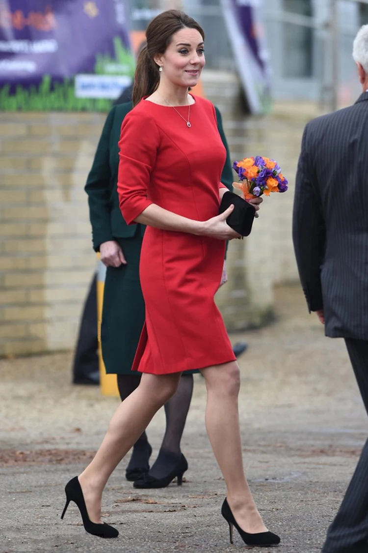 Kate Middleton Red Dresses