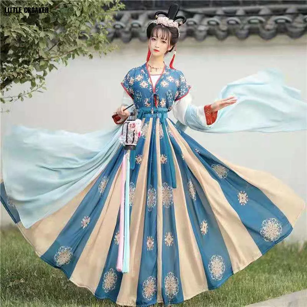 Vestido-de-Hanfu-tradicional-para-mujer-traje-Tang-de-la-antigua-dinast ...