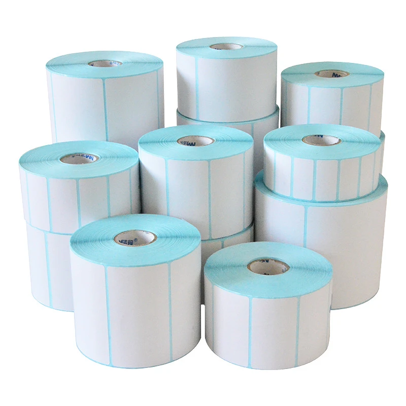 Thermal Label Sticker Paper Supermarket Price Blank Barcode Label ...