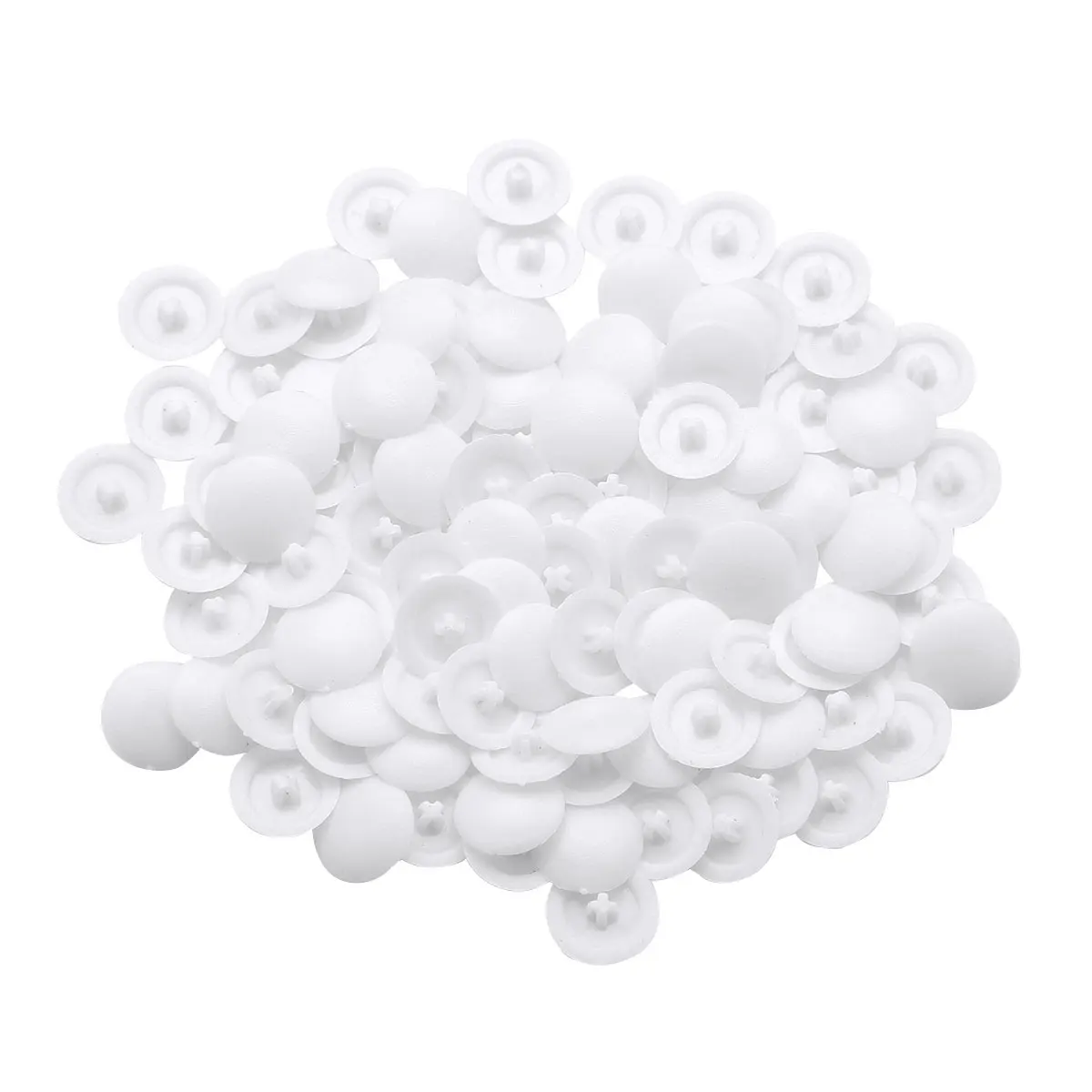 100pc 11/17mm Screw Caps Plastic Self Tapping Screw Hole Cap Covers for ...