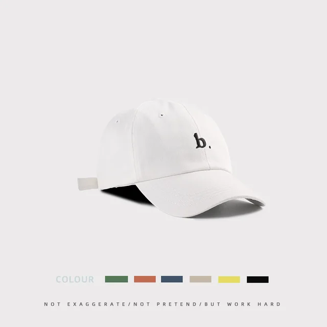 Letter Embroidered Caps Men Women Baseball Cap Letter B