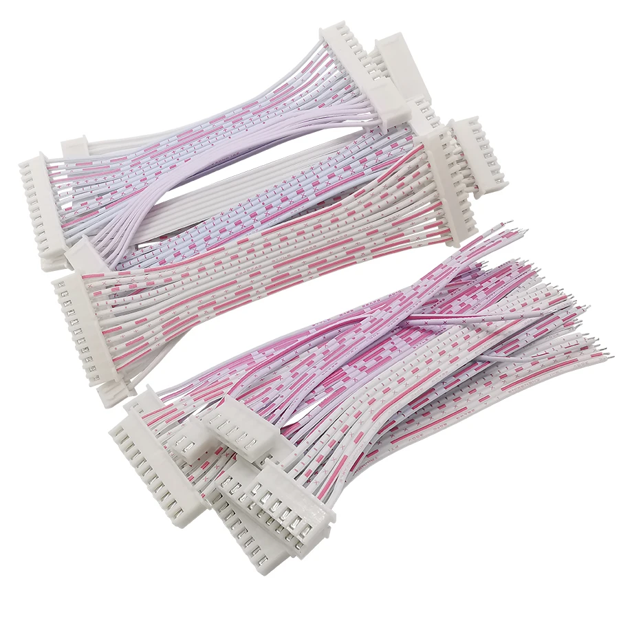 5Pcs XH2.54 Female Wire Connector Terminal Cable 10CM 20CM 30CM JST XH 2.54mm 2P/3/4/5/6/7/8/9 ...
