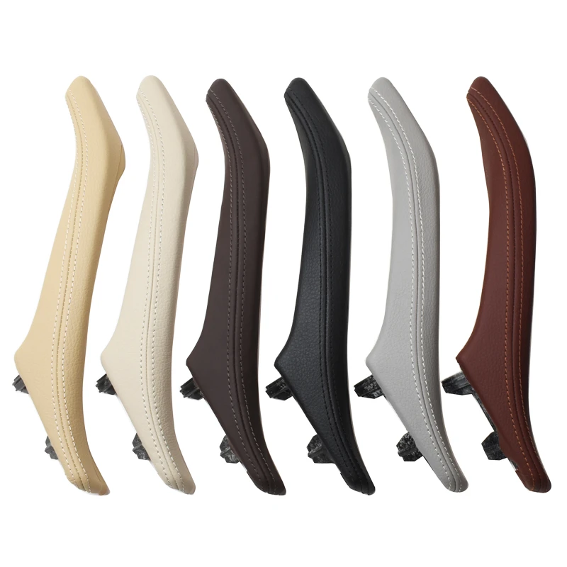 Lhd Rhd Left Right Interior Door Leather Pull Handle Assembly For Bmw 5 ...