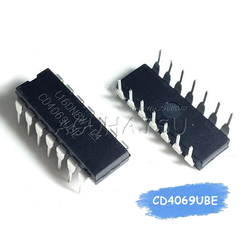 CD4069 Not Gate Hex Inverter IC DIP14 In Pakistan – Digilog.pk