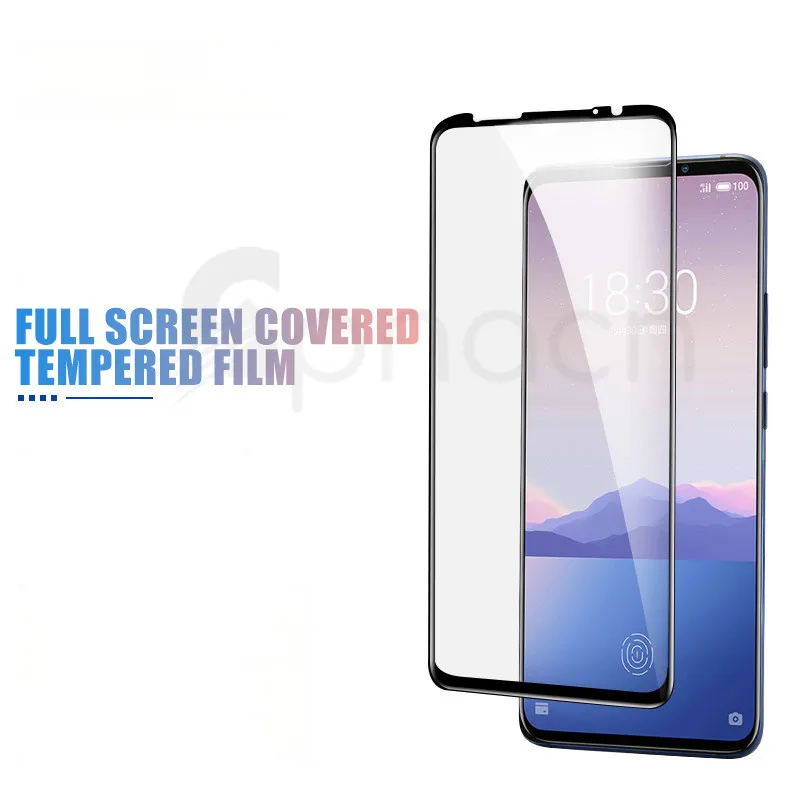 9D полностью изогнутое закаленное стекло для Meizu 16 th Plus 16S 16X 16XS X8 Note 8 9 M8 Pro 7 ...