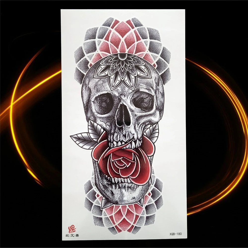 Evil Sugar Skull Tattoo