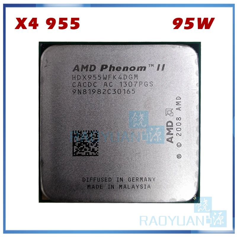 Amd Phenom Ii X4 955 X4-955 3.2 Ghz 95 W Quad-core De Desktop Cpu Socket Am3 938pin ...