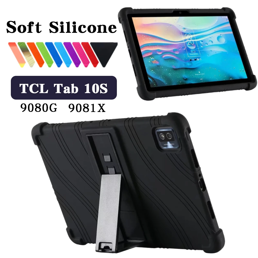For Tcl Tab 10s 9080g Case 2021 Tcl 10 9081x 10.1inch Tablet Silicon ...