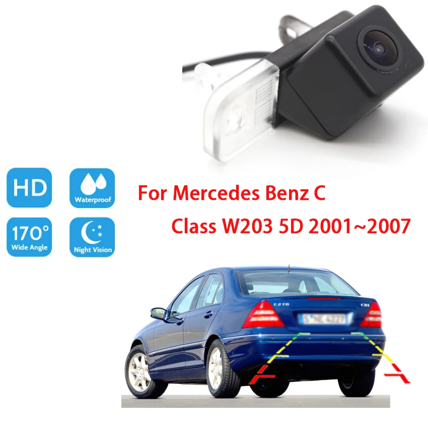 Car-Rear-View-Camera-For-Mercedes-Benz-C-Class-W203-5D-2001-2007-Full ...