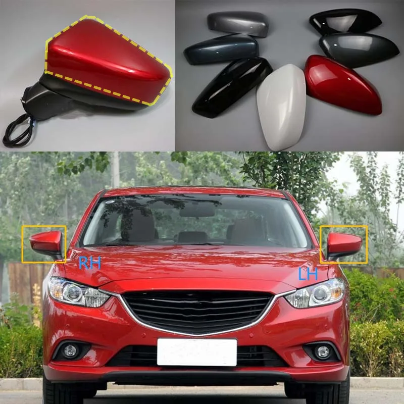 Car Outer Rearview Mirror Cover Housing Side Mirror Shell Case For ...
