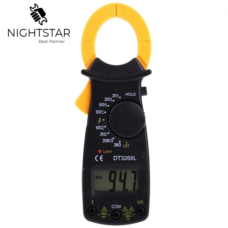 Digital-Amper-Clamp-Meter-Multimeter-Current-Clamp-Pincers-Voltmeter ...