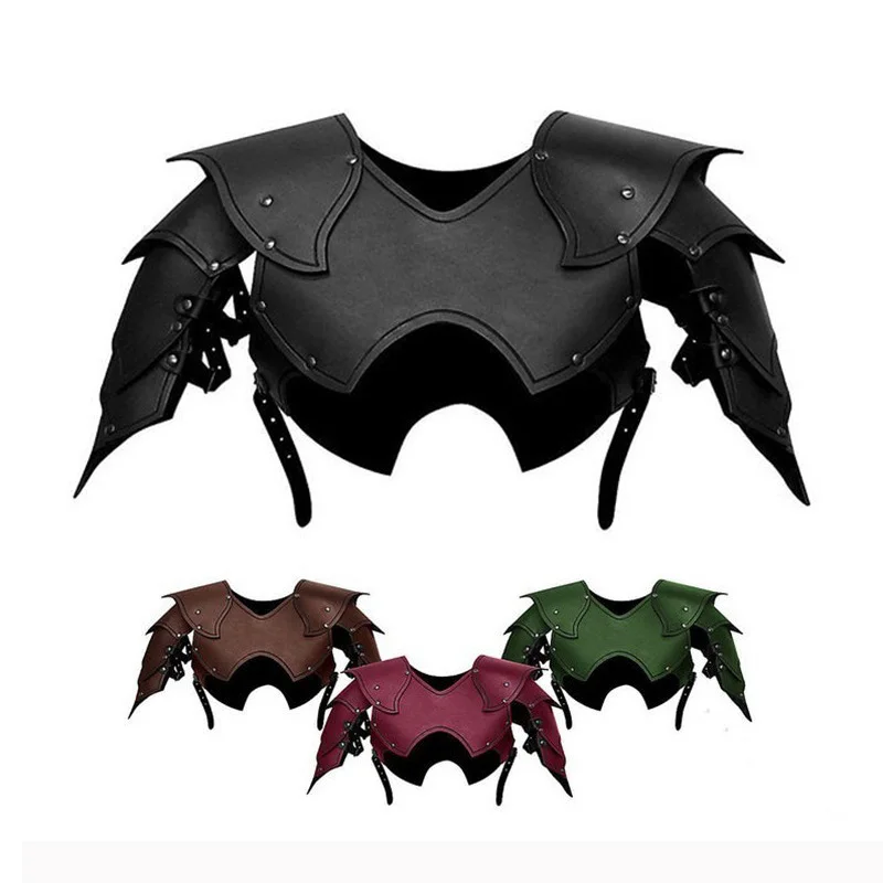 Medieval Elf Cosplay Costume Elven Shoulder Chest Armor Viking Knight ...