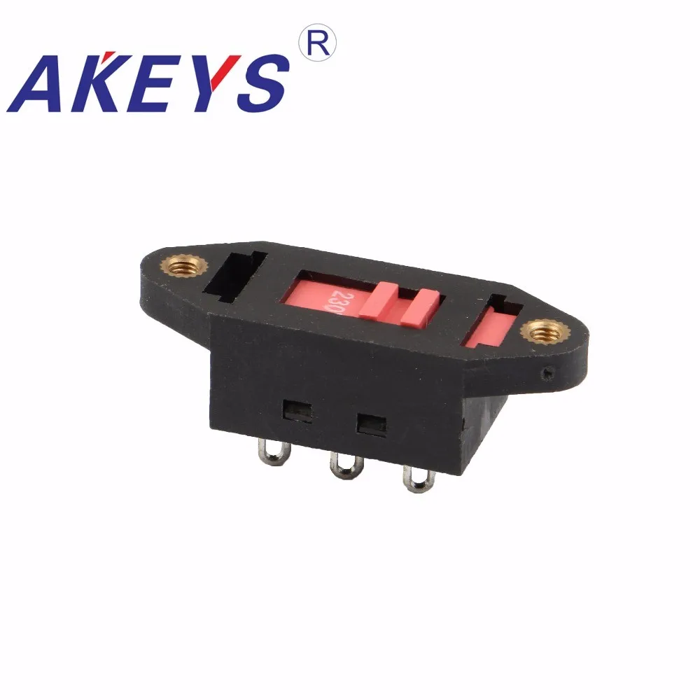 10PCS PBS 110 E(2X) A 11 Change slide switch 230V 115V DIP 6 pin slide ...