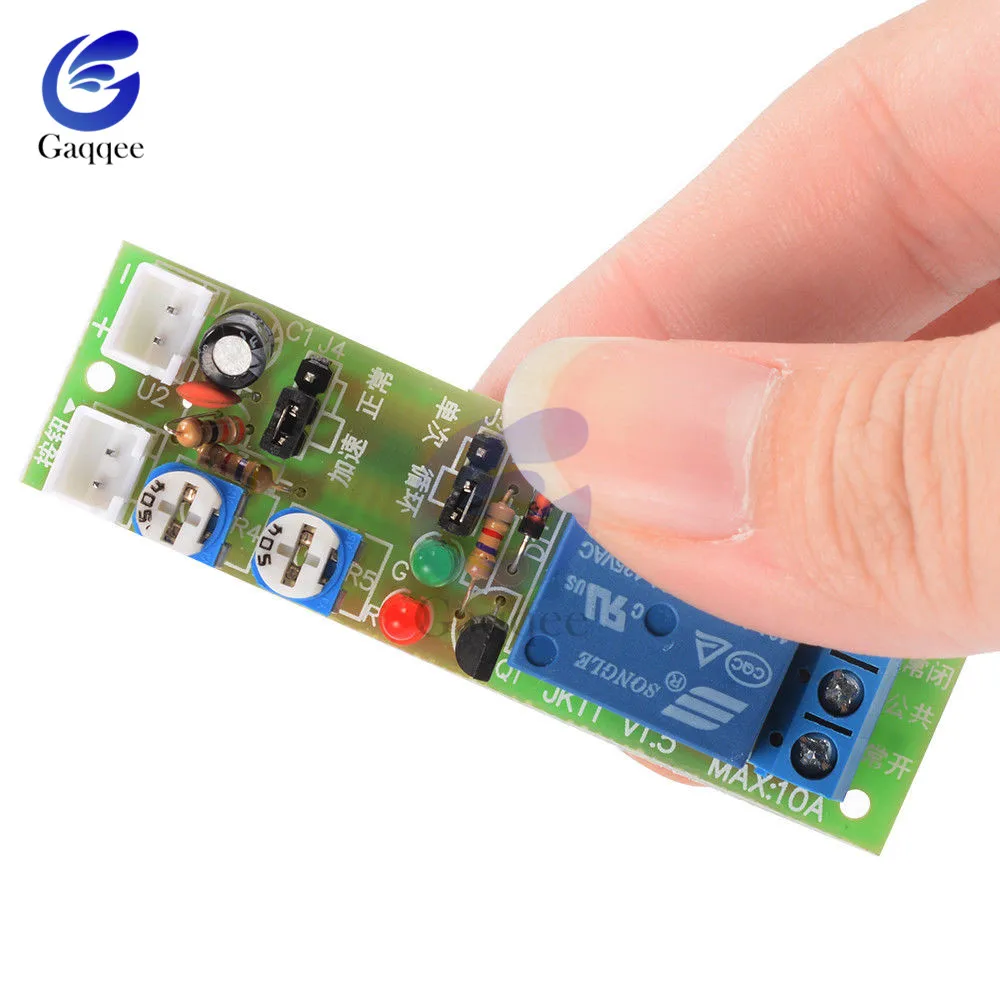 JK11 Adjustable Cycle Timer Delay On/Off Switch Power Supply Relay Module DC 5V 12V 24V Timer ...