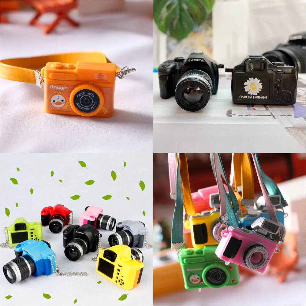 Doll-Accessories-Plastic-Mini-Camera-Cute-Applique-Stitching-Color-For ...