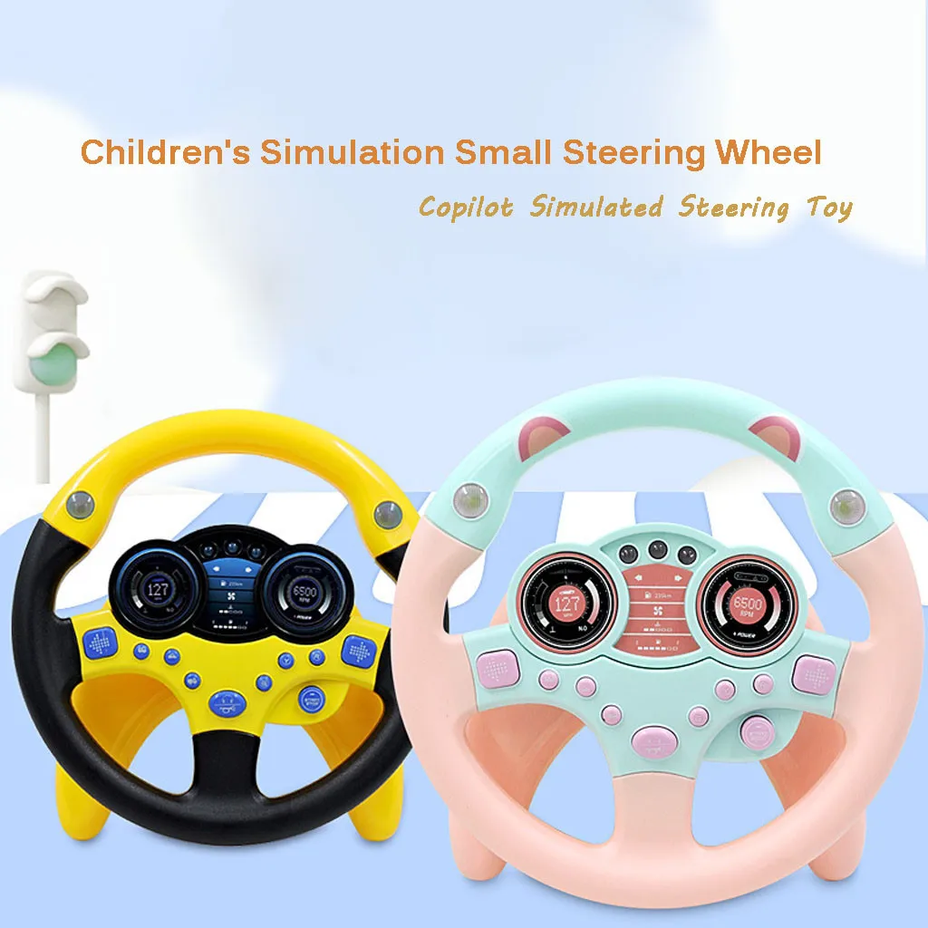 Simulation steering wheel toy Music simulation driving simulation toy ...