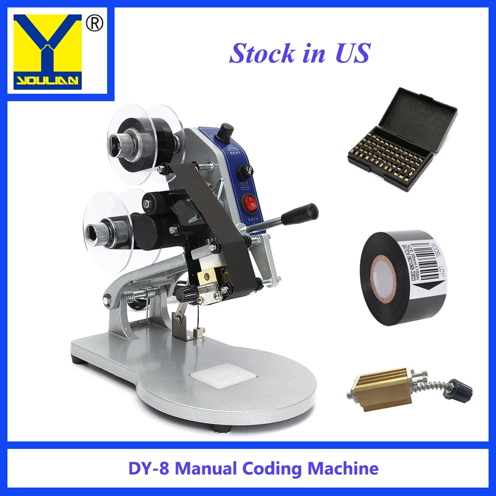 Manual Date Coding Machine Date Printer Batch Coder Black Coding ...