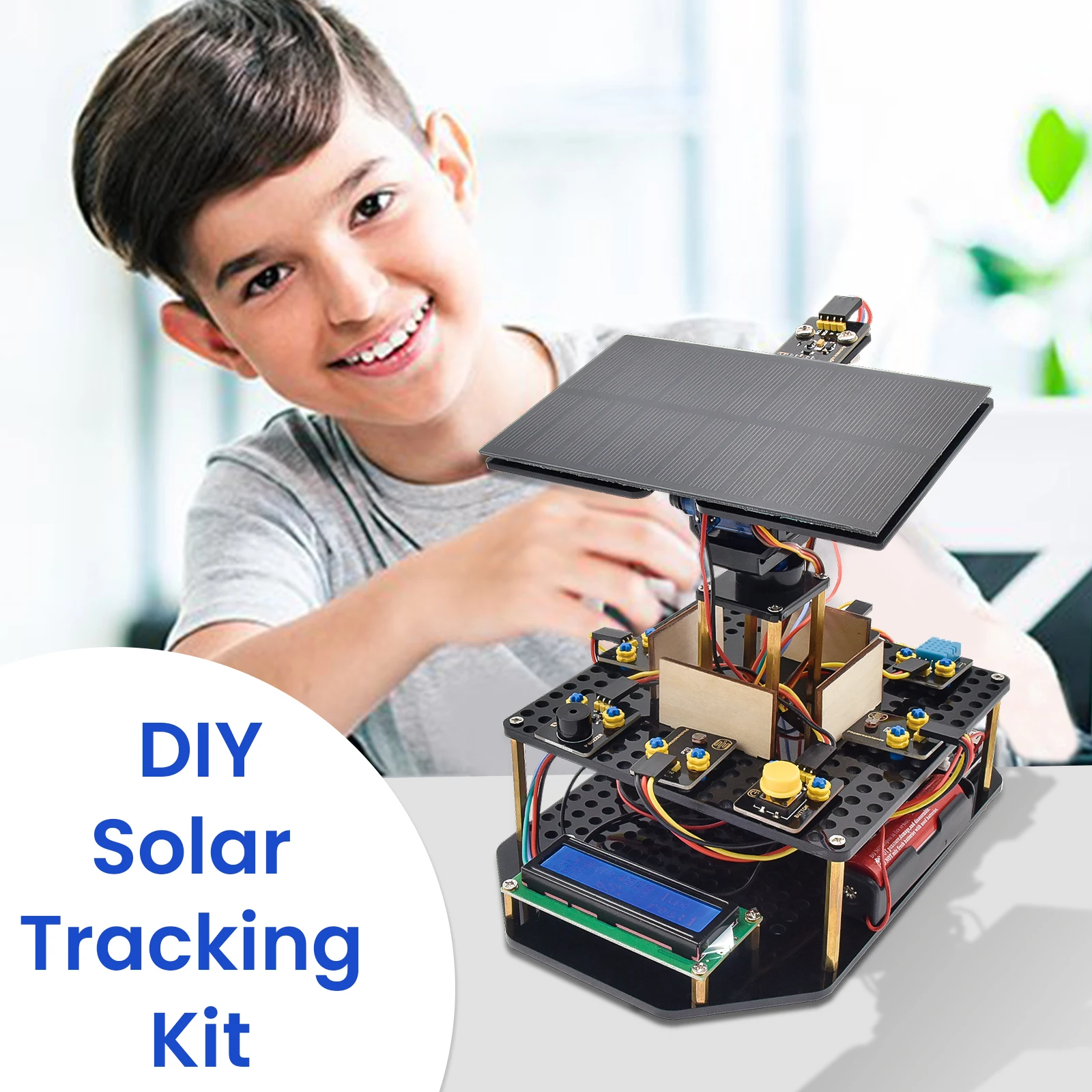 Keyestudio Acrylic Smart Solar Tracker System Tracking Starter Kit For ...