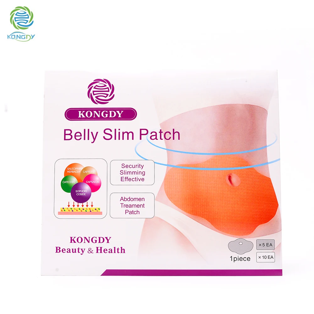 Kongdy Hot Sell 5 Pieces/ Box Slimming Patch Kongdy New Belly Abdomen Weight Loss Fat Burning ...