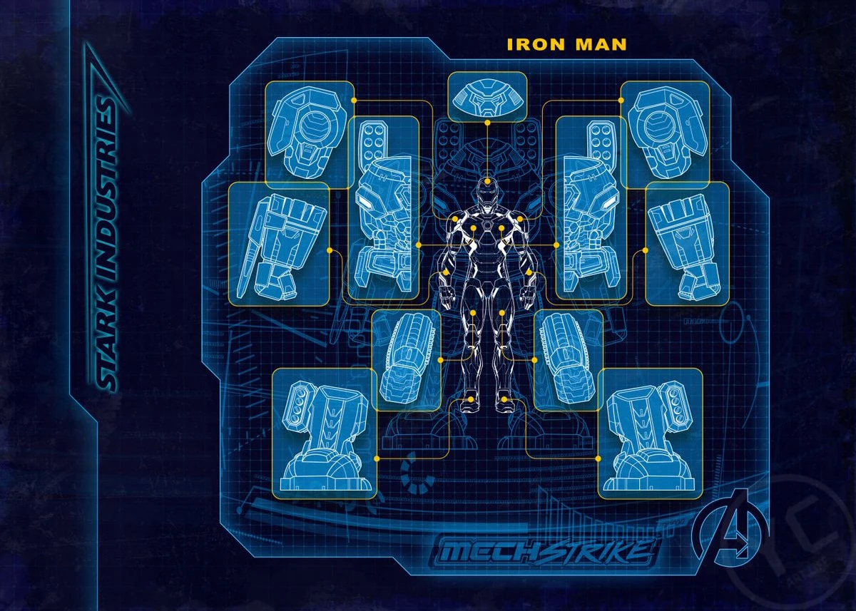 Iron Man Arm Blueprints