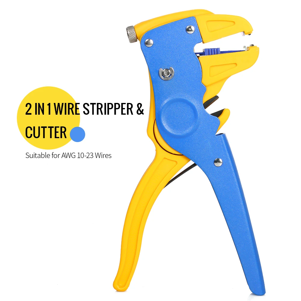 2 in 1 WX-700D Automatic Insulation Wire Stripper and Cutter Self ...