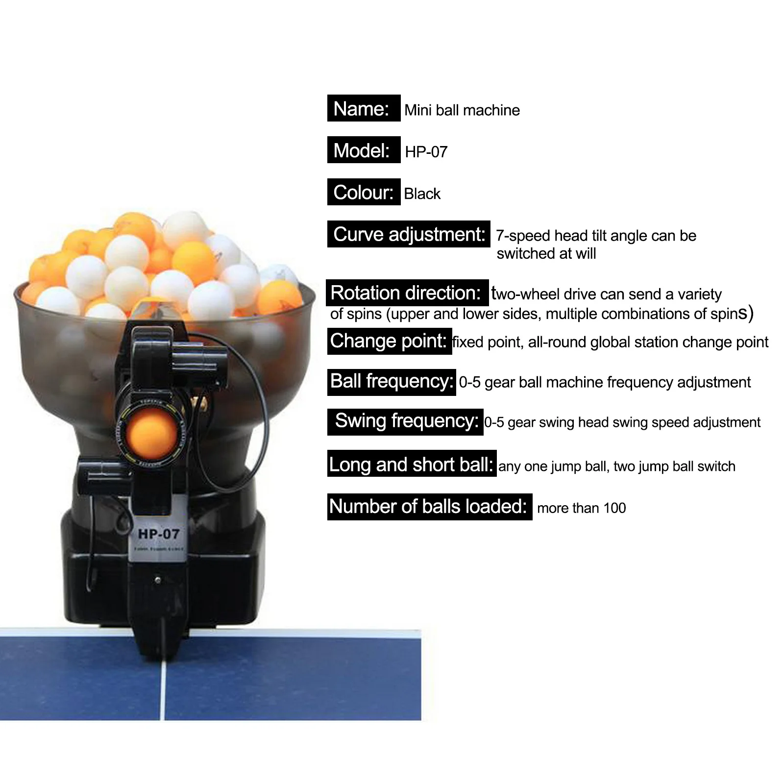 JIMITU HP-07 Робот для настольного тенниса | AliExpress