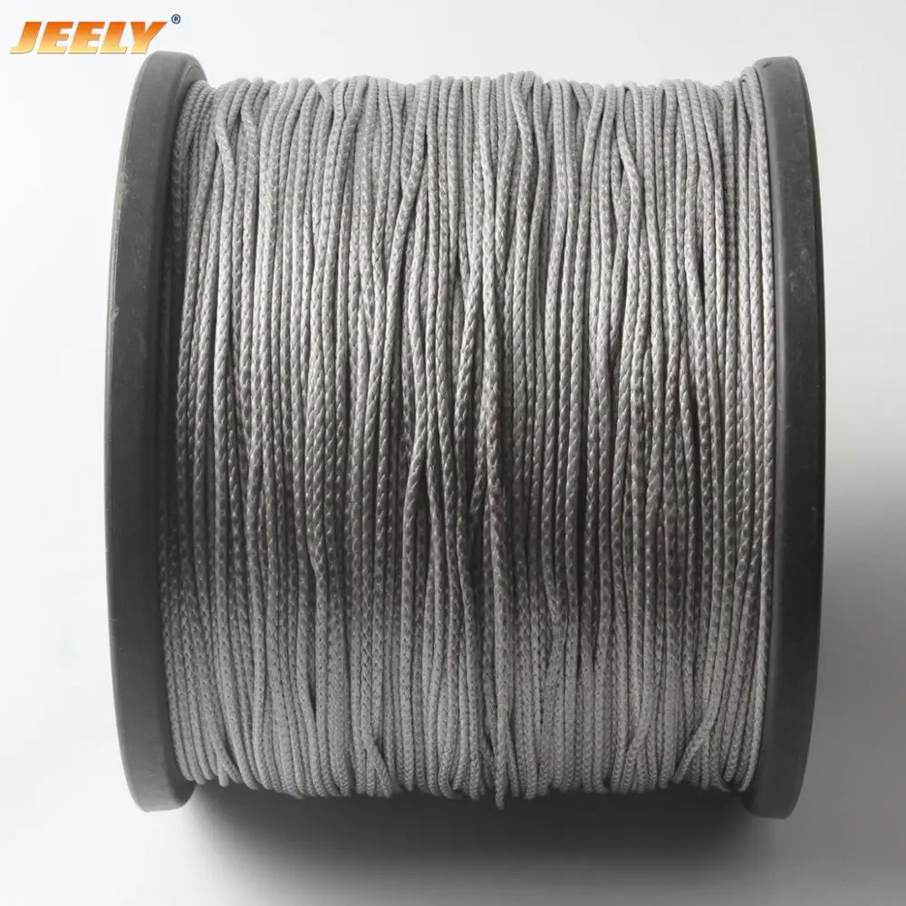 JEELY 2.3mm 10M 16 Strands Braided UHMWPE Rope Towing 1400lbs Spectra ...