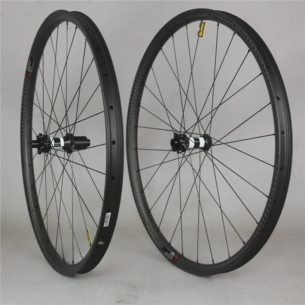 29er 35×25mm XC rims carbon wheels 12K matt DT350 straight-pull boost 6 ...