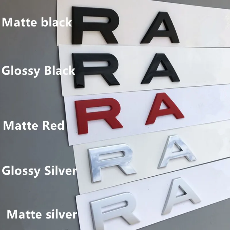 Emblème de lettres pour Land rover RANGE ROVER VELAR, autocollant ...