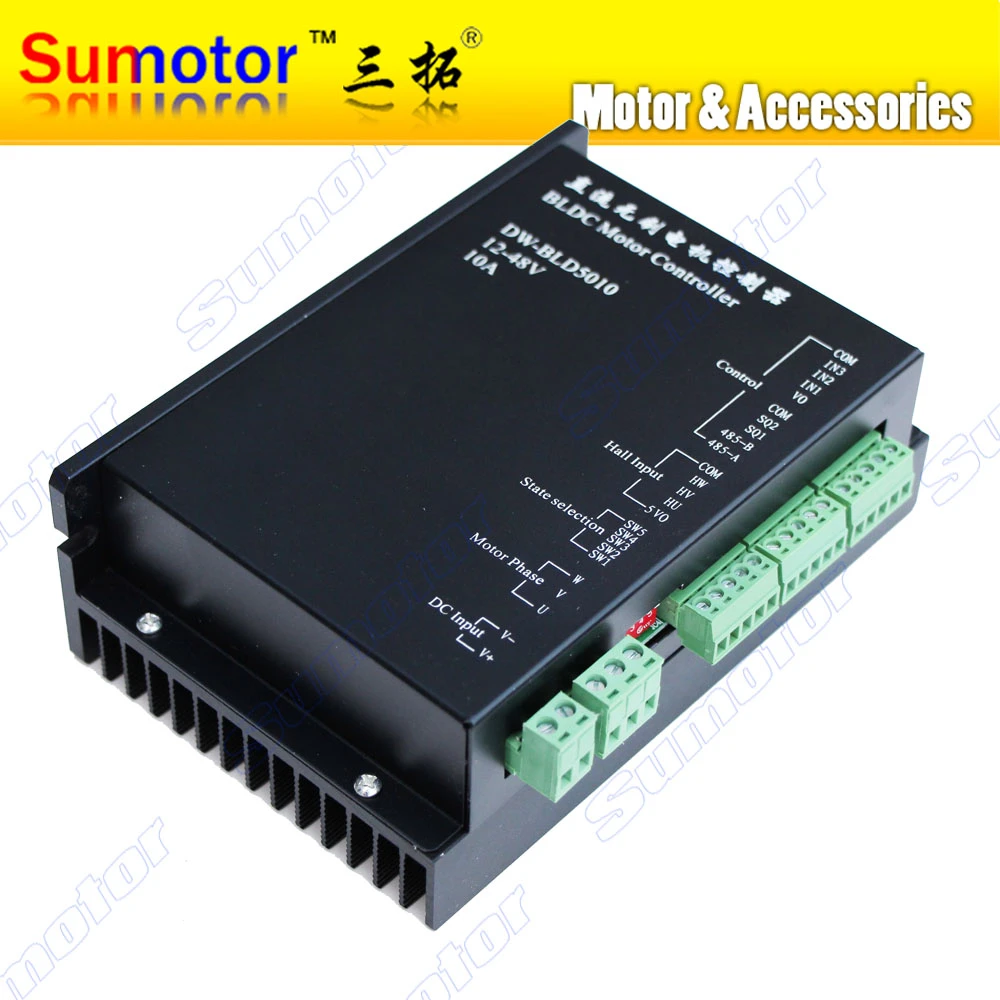 Bldc Motor Controller Input 18 - 48v Dc 10a External Brushless Motor ...