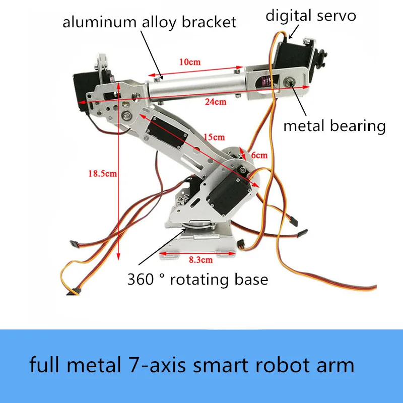 Szdoit A7 7dof Metal Smart Robot Arm Abb 7-axis Robotic Model High ...