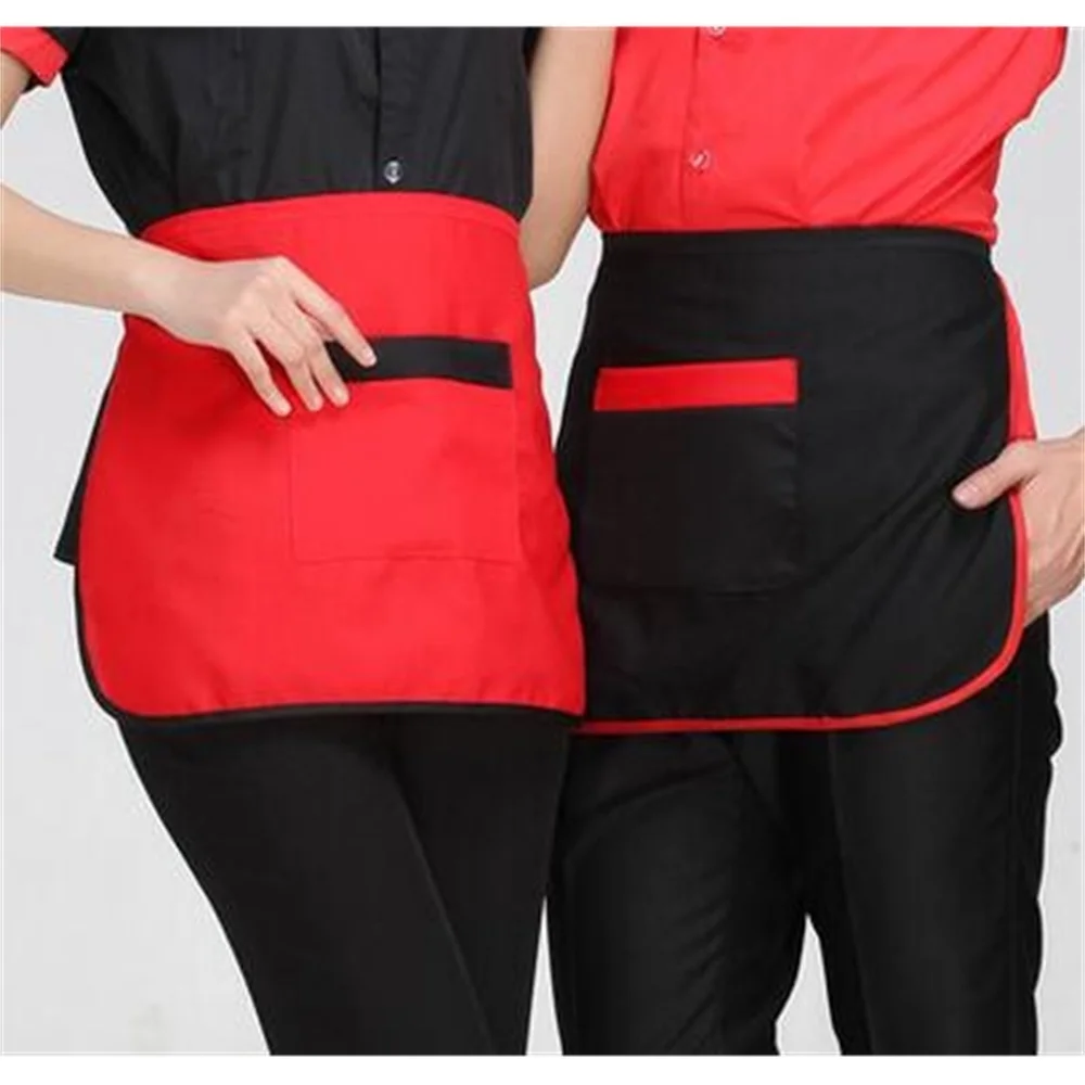 Waiter Work Dress Apron Half Pinafore Hotel Restaurant Cafe Half Body ...