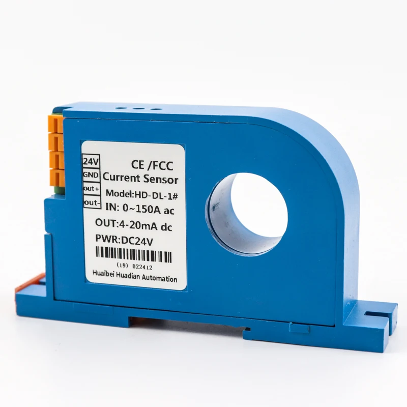 0 50A 0 1000A hall sensor split core hall current transducer electrical ...