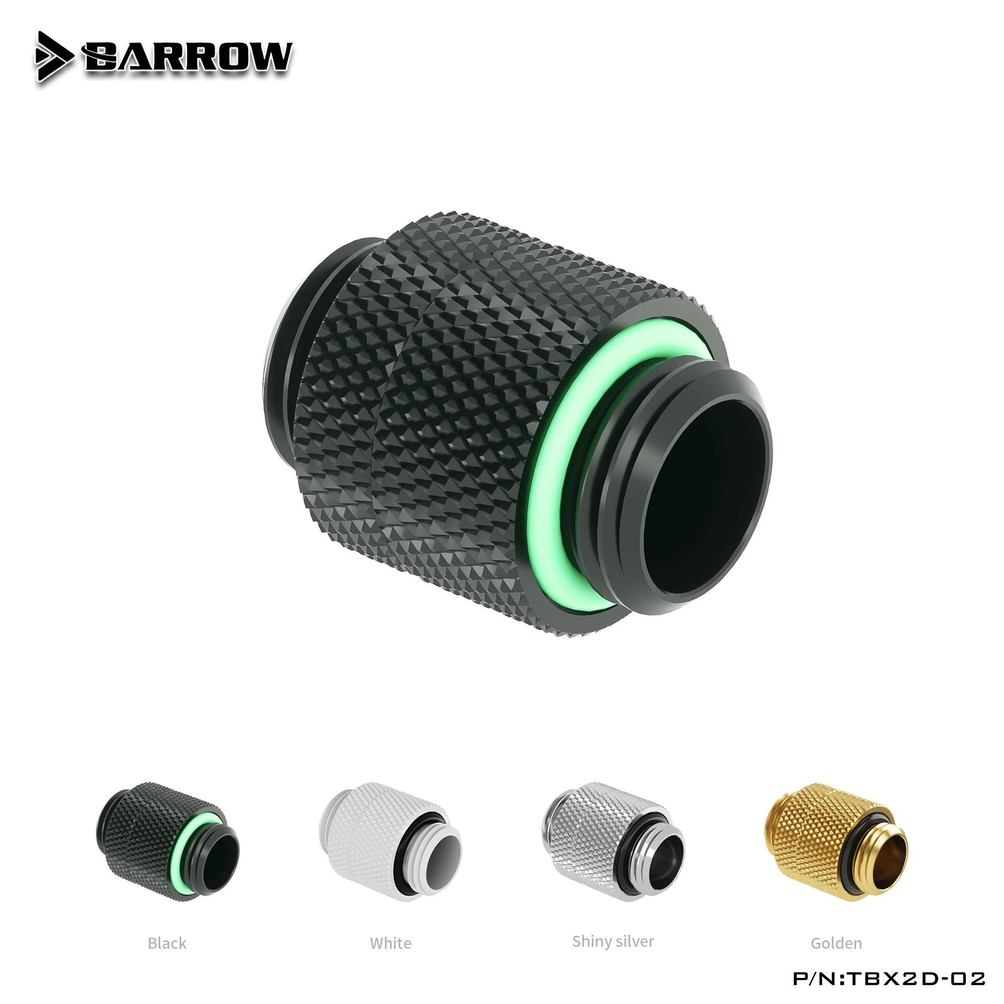 Barrow-PC-water-cooling-Fittings-tube-connector-Double-Nipple-Connector ...