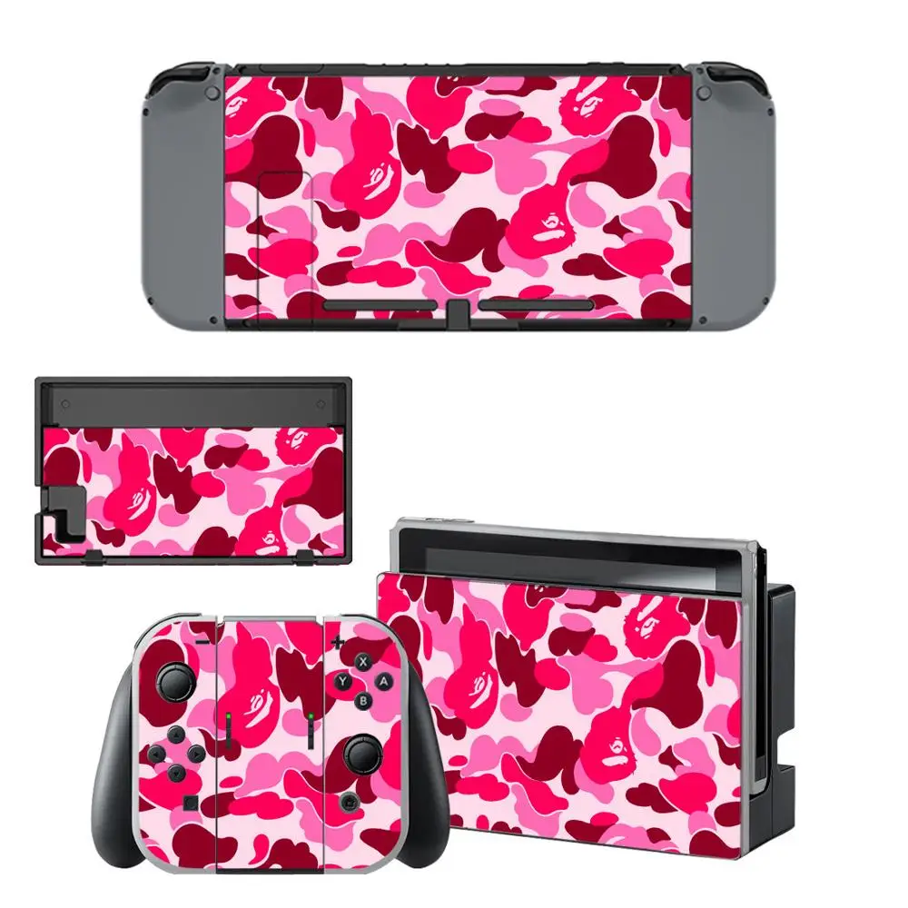 Nintendo Switch Skin Sticker Vinyl Decal Set for Console Joy-Con Dock ...