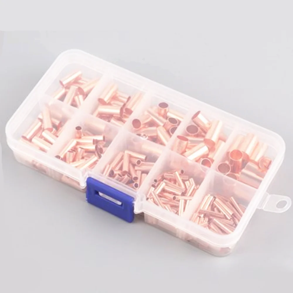 250PCS Copper Connecting Pipe Wire Joint Small Copper GT Small Copper ...