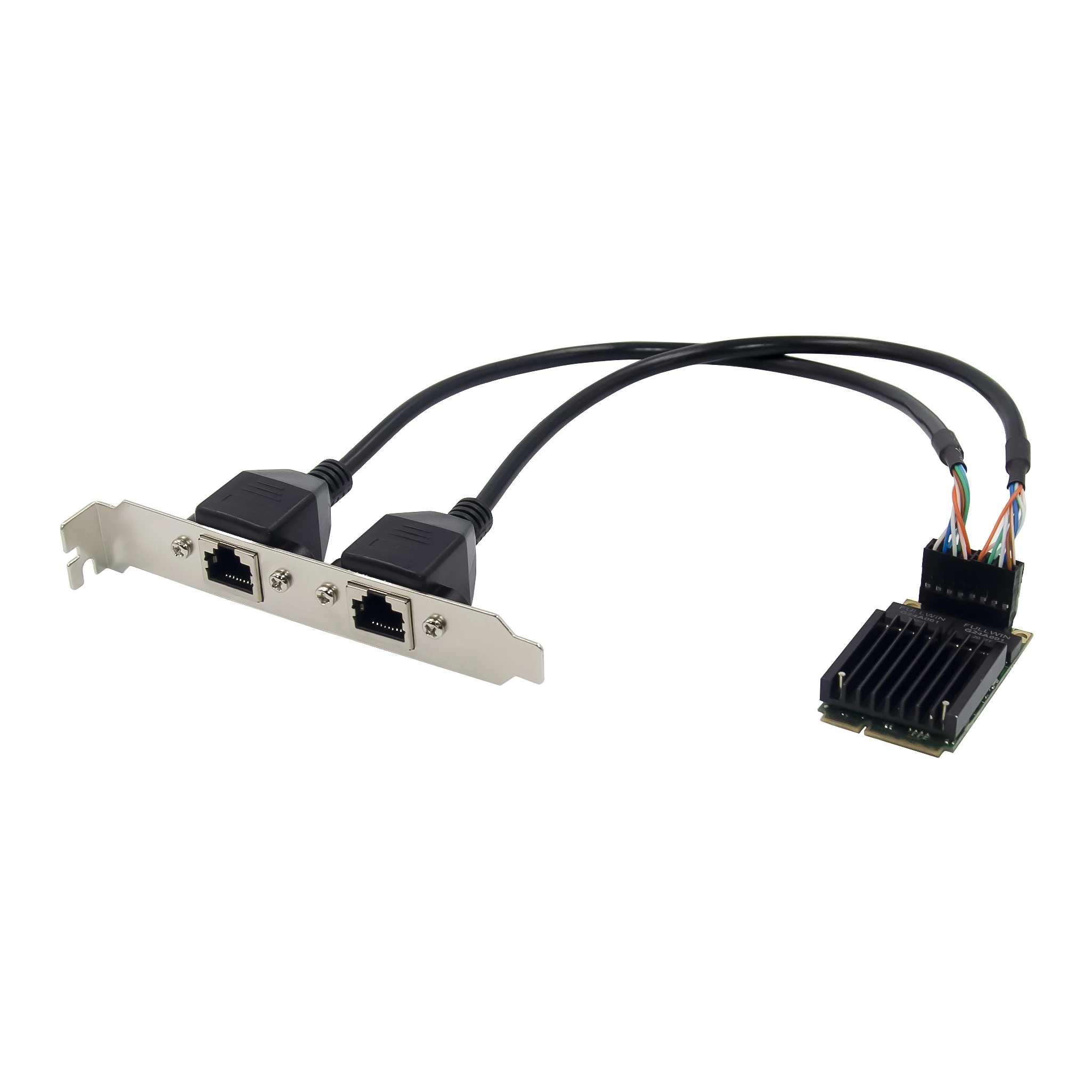 Mini Pcie To Dual Gigabit Ethernet Mpcie To 2 Ports 100/1000m Lan Card ...