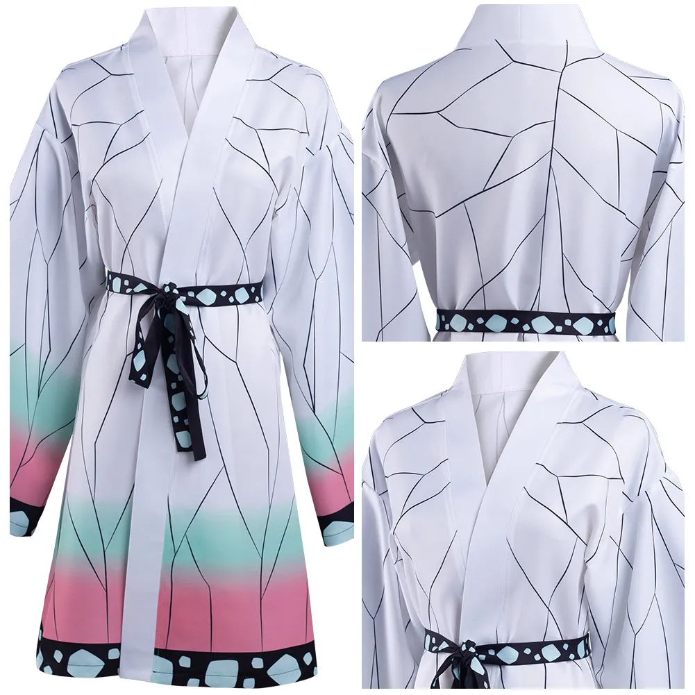 Anime Demon Slayer Kochou Shinobu Robe Cosplay Costume - AllCosplay.com