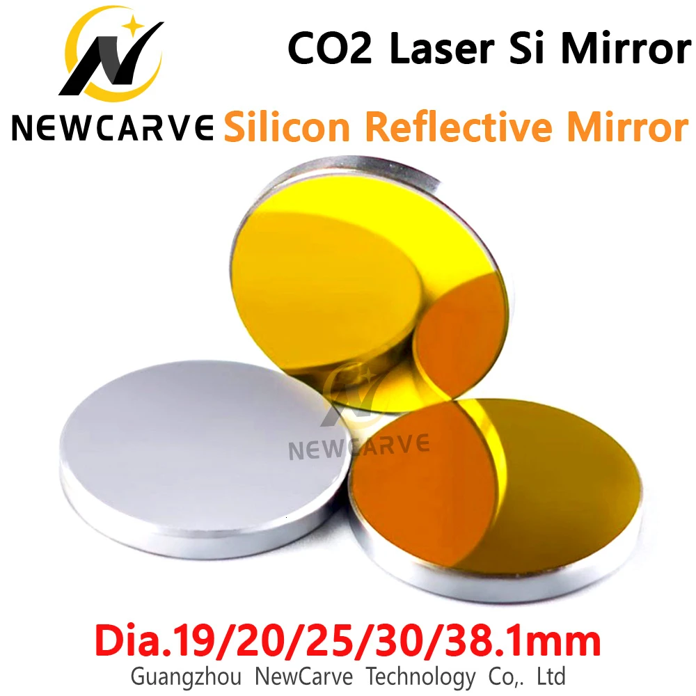 High reflectivity Si CO2 Laser Mirror Dia.19 20 25 30 38.1mm Silicon ...