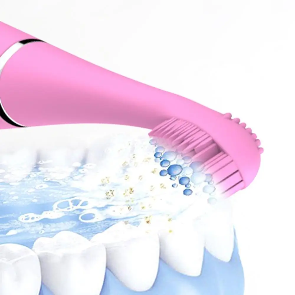 Electric Silicone Toothbrush Rechargeable Electric Toothbrush Sonic ...